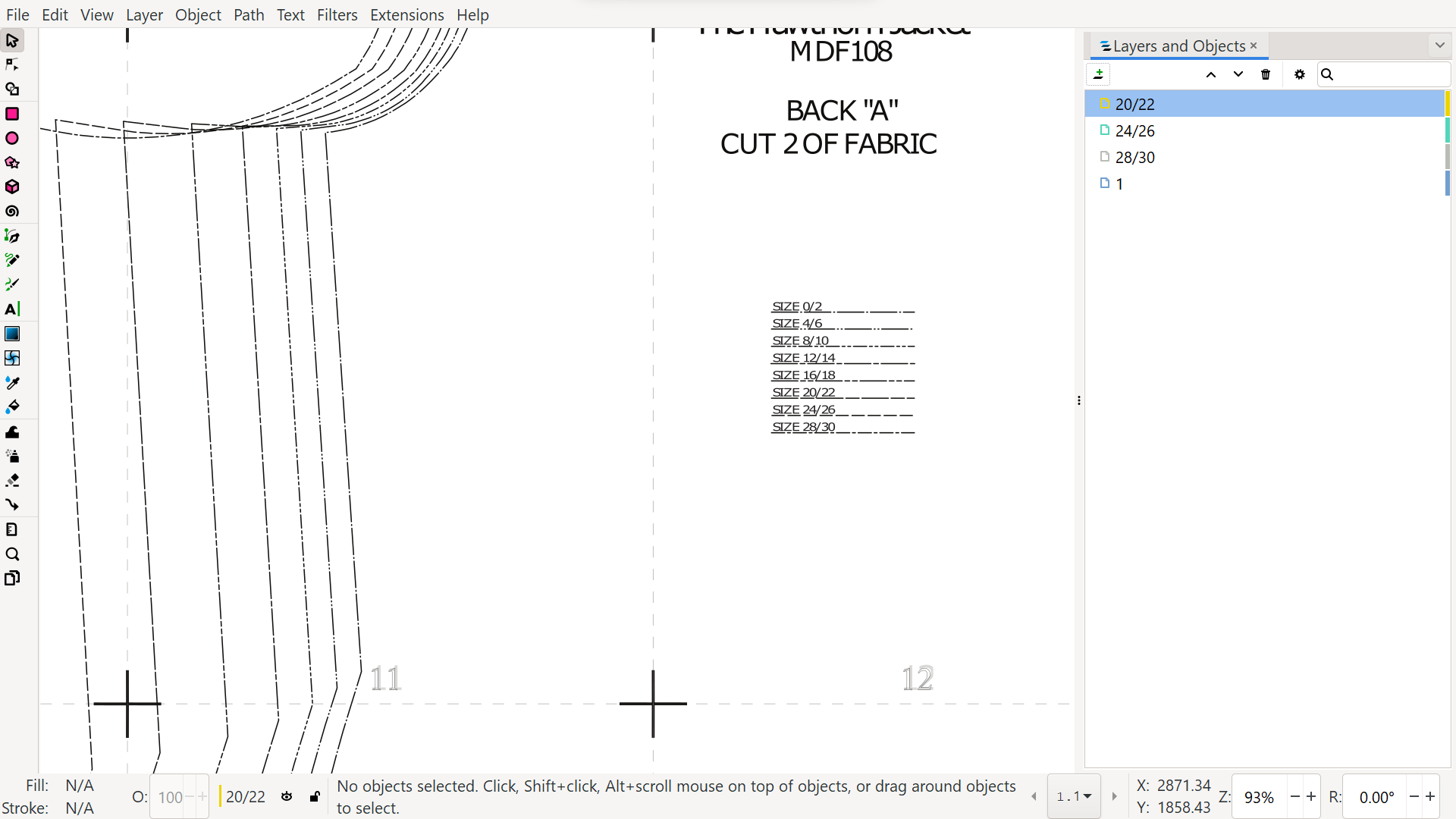 Create pattern size layers with Inkscape - sashasewist.info
